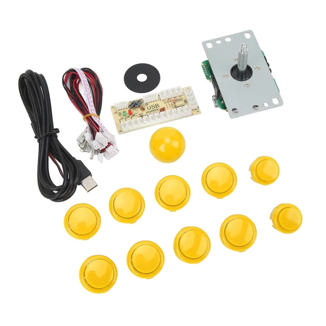 DIY USB CONTROLLER Computer Rocker Game Stick Joysticks With Control ...