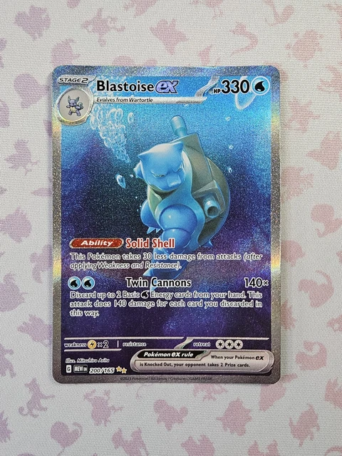 POKÉMON TCG BLASTOISE ex Scarlet & Violet-151 200/165 Holo SIR b EUR 43 ...