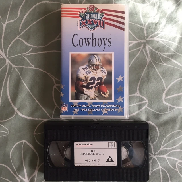 NFL AMERICAN FOOTBALL Cowboys Super Bowl Champions XXVII 92 VHS *RARE ...