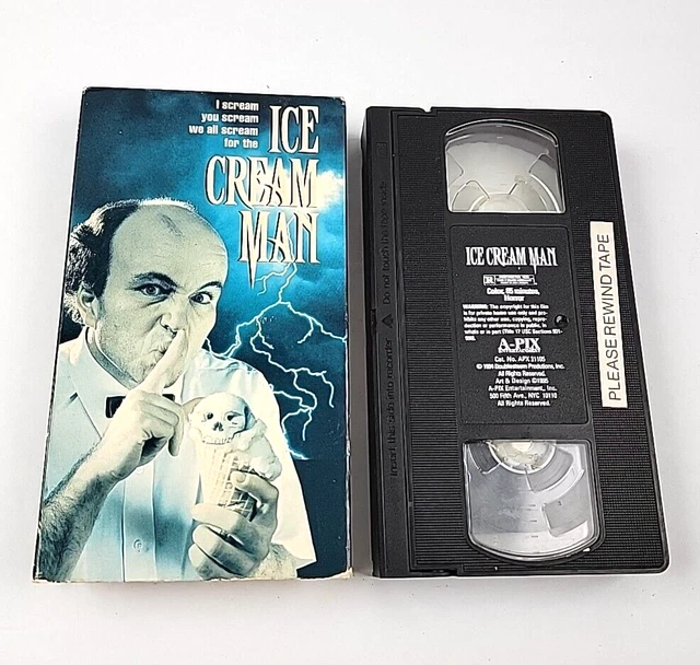 ICE CREAM MAN VHS Horror Clint Howard Cult HTF Video FADED COVER £32.01 ...
