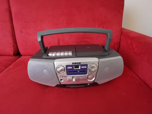 SONY CFD-V7 - Stereo - CD - Radio - Cassette - Tragbarer Recorder - TOP ...