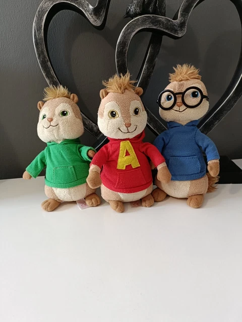 TY ALVIN AND the Chipmunks Plush Toys $36.32 - PicClick AU