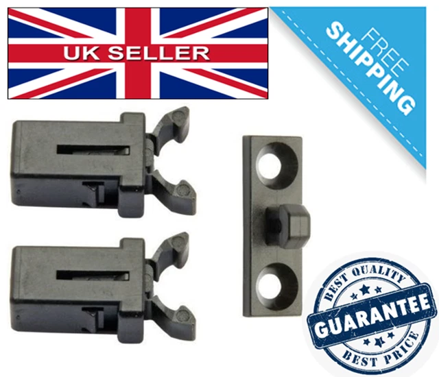 2 X ADDIS/BRABANTIA replacement push bin lid catch/latch with FREE ...