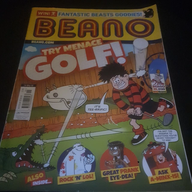 BEANO COMICS - 14 May 2022 - No. 4135 - Try menace golf £5.45 - PicClick UK