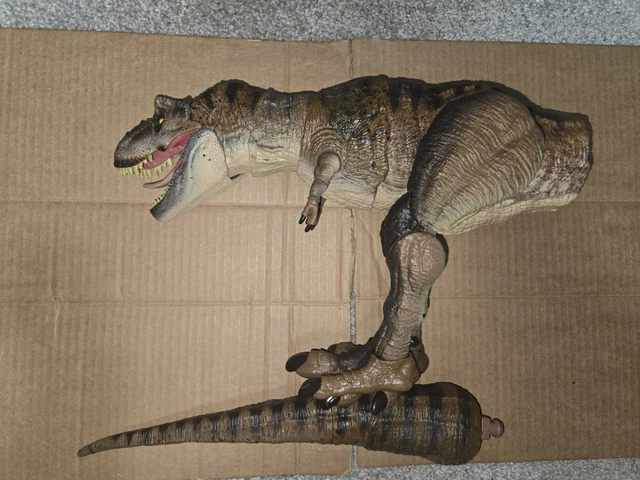 MATTEL JURASSIC WORLD Hammond Collection Tyrannosaurus Rex Action ...