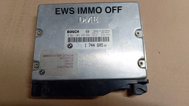 BMW E38 740I M60 V8 4.0L M60B40 ECU DME MOTOR ENGINE CONTROL UNIT EWS ...