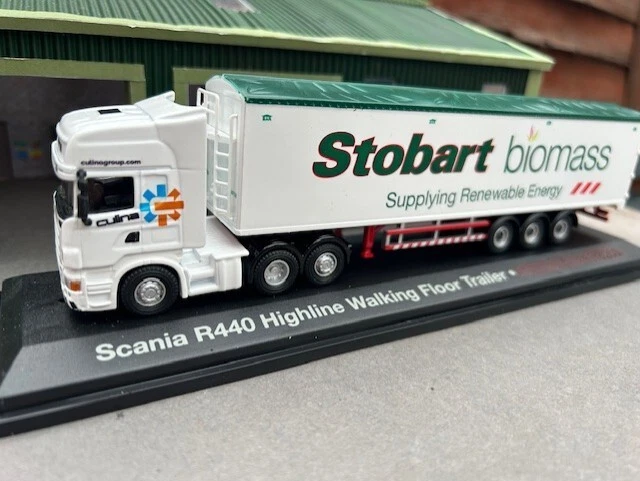 OXFORD DIECAST 1/76TH Scania Culina/Stobart Biomass Trailer code 3 £29. ...