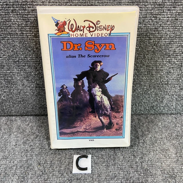 DR. SYN ALIAS The Scarecrow VHS Tape 1964 Walt Disney Home Video ...