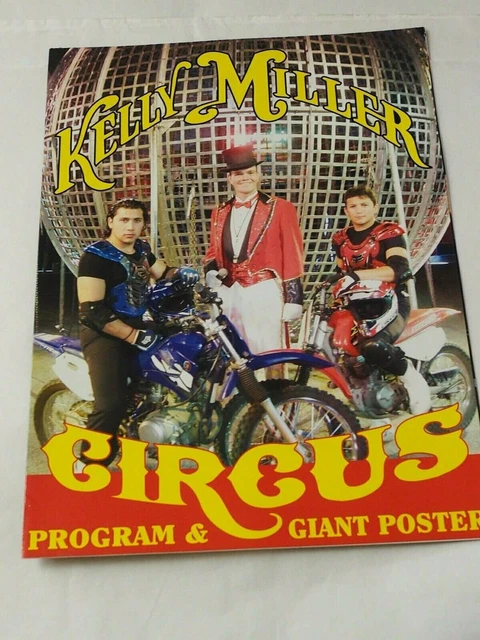 KELLY MILLER CIRCUS Program & Giant Poster 1990's Mint £19.72 - PicClick UK
