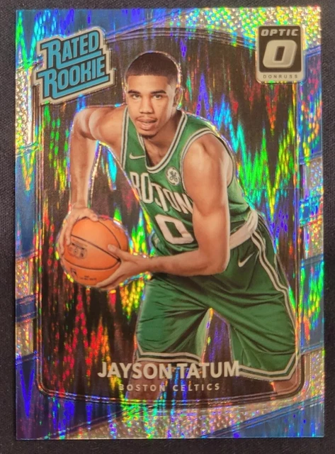 JAYSON TATUM 2017-18 Panini optique notée recrue SHOCK Prizm RC ! #198 ...