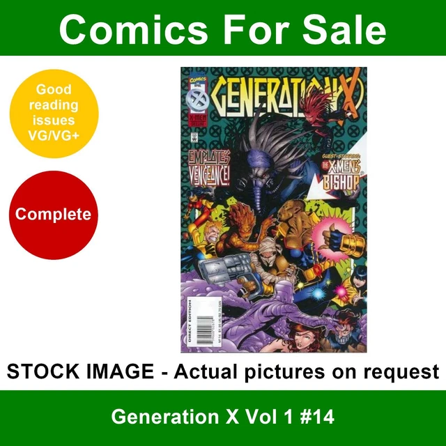 MARVEL GENERATION X Vol 1 #14 comic VG/VG+ 01 April 1996 EUR 4,26 ...