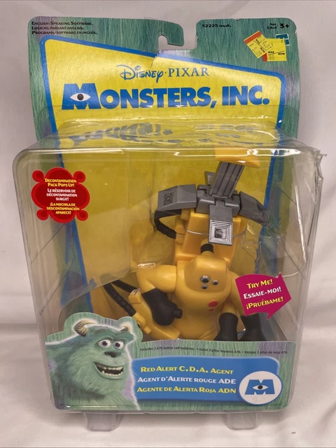 DISNEY PIXAR MONSTERS Inc. Red Alert C.D.A Agent Action Figure New! $34 ...