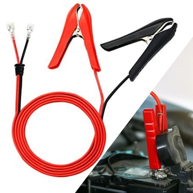 LEAD CLIPS START Battery Connection Wire Car Battery Clip Cable ...