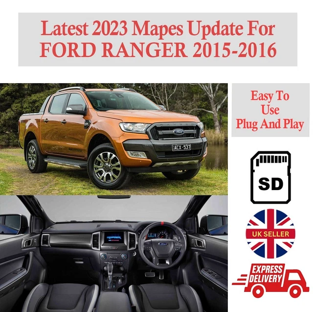 LATEST 2023 MAPS for Ford Ranger 2015-2016 - Service SAT NAV Update SD ...