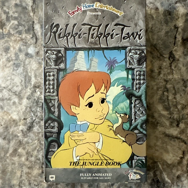 RIKKI-TIKKI-TAVI (VHS, 1991) Animation Kids Family FHE £7.37 - PicClick UK