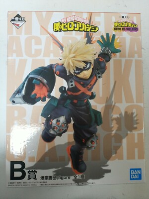 UK MY HERO Academia MHA Hero vs Villains B prize kuji figure Katsuki ...