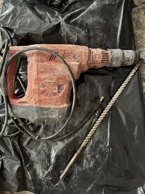 HILTI TE 60 ATC AVR Corded Rotary Hammer Drill with Drill Bit 5/8 ...