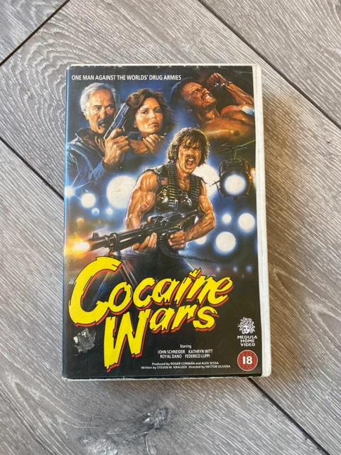 COCAINE WARS PRE Cert Int VHS video RARE Big Box Ex Rental MEDUSA £9.99 ...