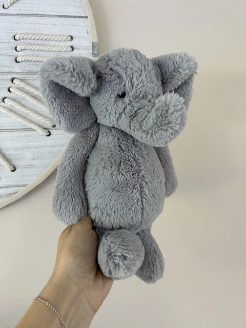 GREY BASHFUL ELEPHANT Jellycat Soft Toy £28.00 - PicClick UK