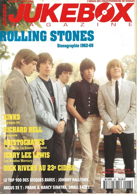 JUKE BOX MAGAZINE n° 93 - The Rolling Stones (Juin1995) EUR 5,00 ...