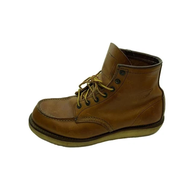 RED WING LACE-UP Boots 6 Inch Mock Toe/26Cm/Brw £157.68 - PicClick UK
