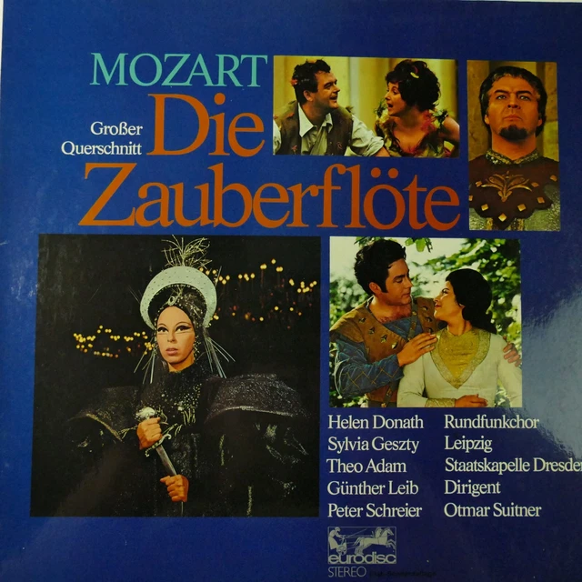OTMAR SUITNER MOZART Die Zauberflöte eurodisc 63569 LP-8079 EUR 7,90 ...