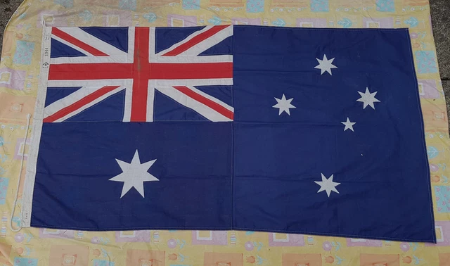 WW2 BRITISH AUSTRALIAN ARMY FLAG DATED 1944 - 5 FOOT ORIGINAL £115.00 ...