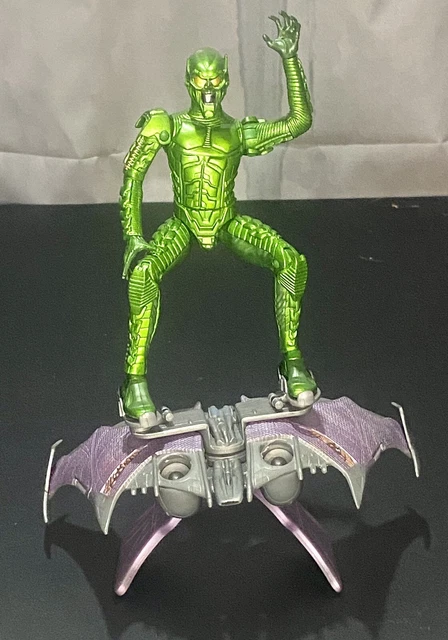 SPIDER-MAN (SAM RAIMI) Super Poseable Green Goblin Action Figure W ...