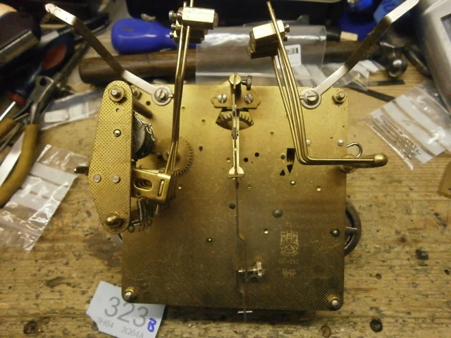 CLOCK MOVEMENT HERMLE FHS 451 050 for a 94cm pendulum Westminster Chime ...