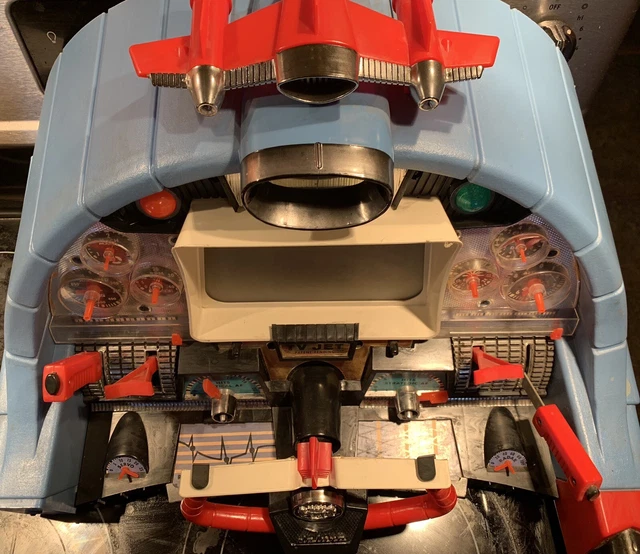 SIMULATEUR DE VOL Deluxe Jimmy Jet tableau de bord avec boîte vintage ...