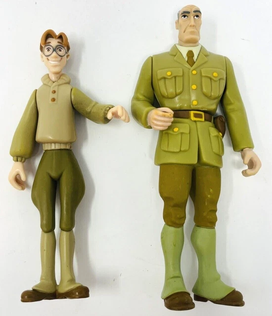 DISNEY ATLANTIS THE Lost Empire Milo Thatch Lyle Tiberius Rourke Toy ...