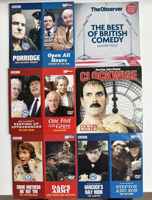 BBC CLASSIC COMEDY Collection DVD Bundle Free with UK Newspapers Daily ...
