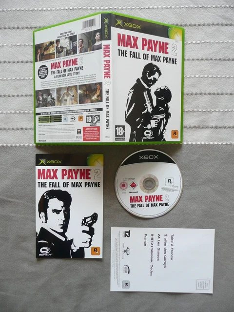 MAX PAYNE 2 The Fall Of Max Payne Xbox Pal EUR 30,00 - PicClick FR