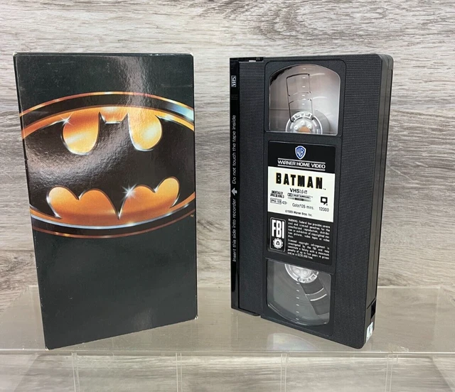 1989 BATMAN VHS Michael Keaton, Jack Nicholson, Tim Burton EUR 10,96 - PicClick FR