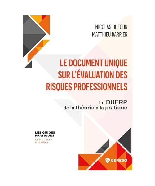 LE DOCUMENT UNIQUE sur l'Évaluation des Risques Professionnels: Le DUERP : de l EUR 58,44 ...