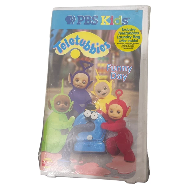 TELETUBBIES FUNNY DAY VHS 1999 PBS Kids Clamshell Warner Bros New ...