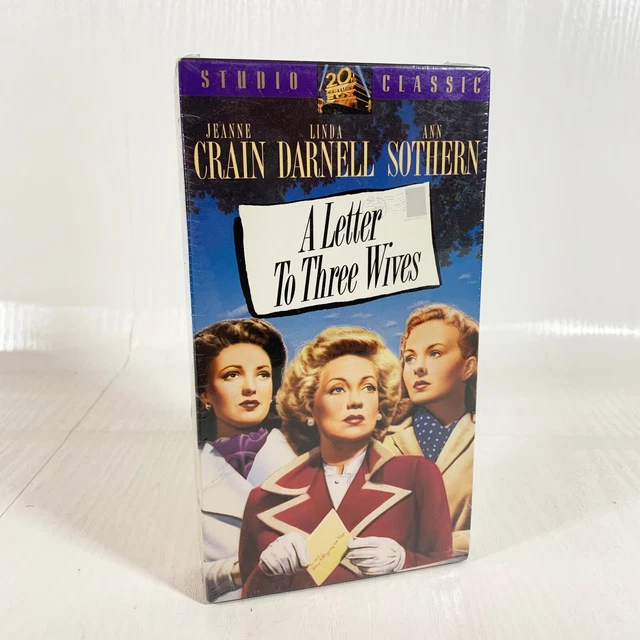 [NEW SEALED] A Letter To Three Wives (VHS) w/ Watermarks £14.25 ...