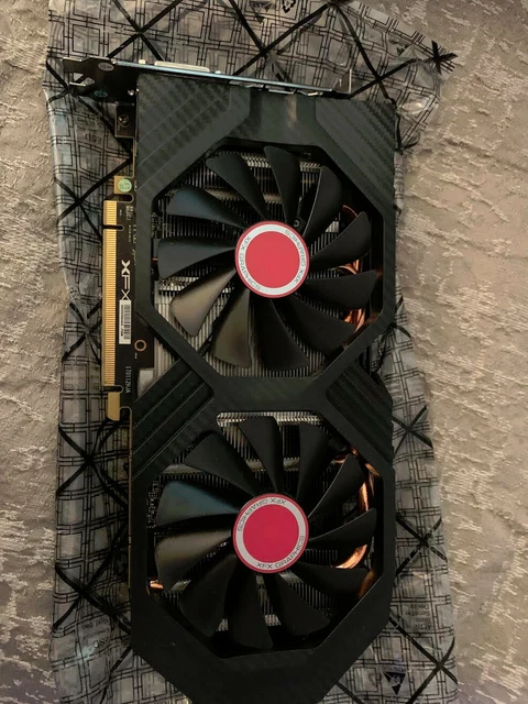 XFX AMD RADEON RX 580 Black Edition 8GB GDDR5 Graphics Card (RX ...