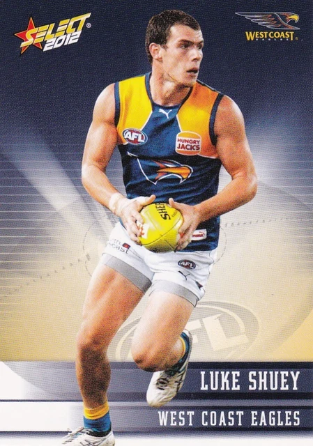 AFL 2012 SELECT West Coast Eagles - Luke Shuey Card No.204 $2.18 ...
