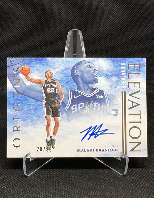 2022-23 PANINI ORIGINS Malaki Branham Elevation Signatures RC Auto /99 ...