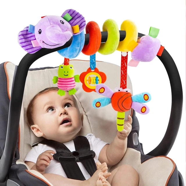 SPIRAL PRAM TOYS for Babies, Infant Car Seat Toys Stroller Spiral ...