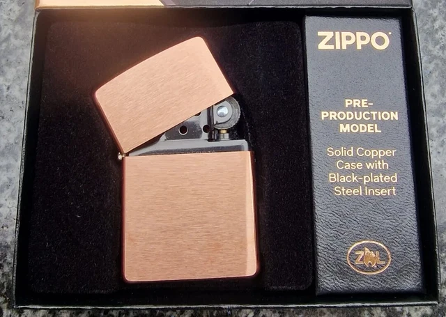 ZIPPO, SOLID COPPER 2022 Limited Run Pre-Production Model, Hand Finished Lighter £58.00 ...