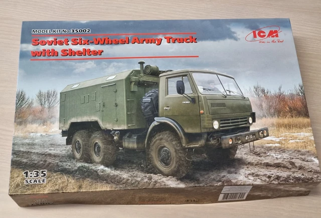 ICM 35002 1:35 Soviet Six-Wheel Army Truck with Shelter EUR 30,31 ...