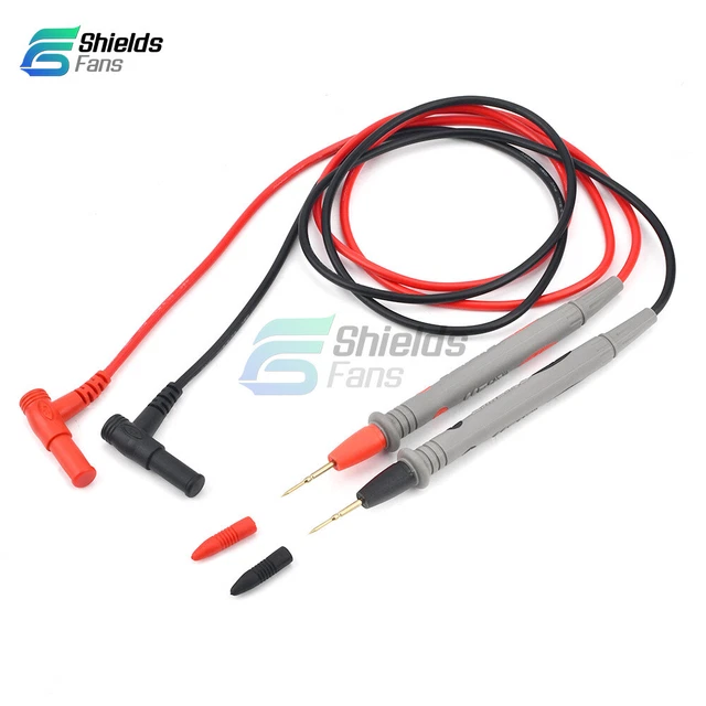 1000V 20A UNIVERSAL Digital Multimeter Probe Test Leads Pin Needle Tip ...