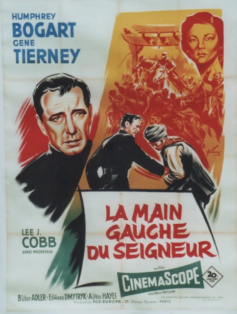 &LA MAIN GAUCHE DU SEIGNEUR (LEFT HAND OF GOD)" Affiche entoilée ...