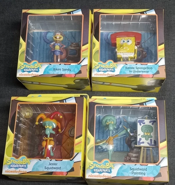 SPONGEBOB SQUAREPANTS FIGURES - Jester Squidward, Painting, Bikini ...