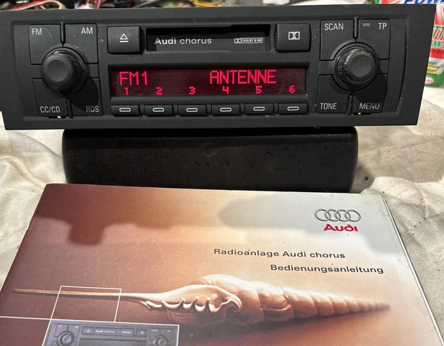 ORG GRUNDIG AUDI Chorus A3 8P Autoradio MC Kassette 8P0035152 + Code ...