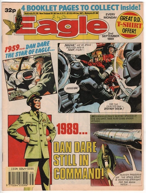 EAGLE #389, 2ND September 1989. FN. Dan Dare, Doomlord, Charley's War £ ...