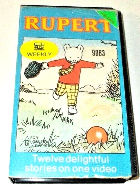 RUPERT VHS 12 delightful stories children's TV show £5.40 - PicClick UK