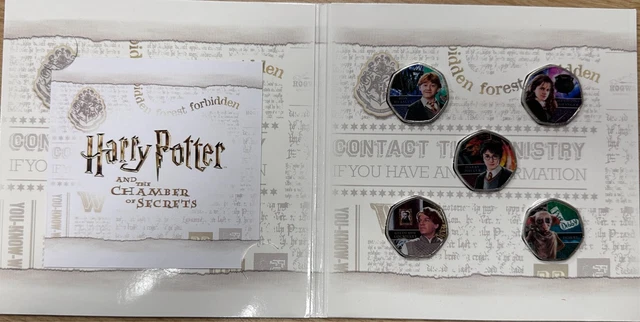 HARRY POTTER & The Chambers Of Secrets Wizarding World 50p Style Tokens ...